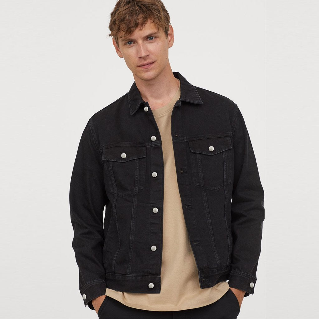 KB black denim jacket – brandsrepublic.pk